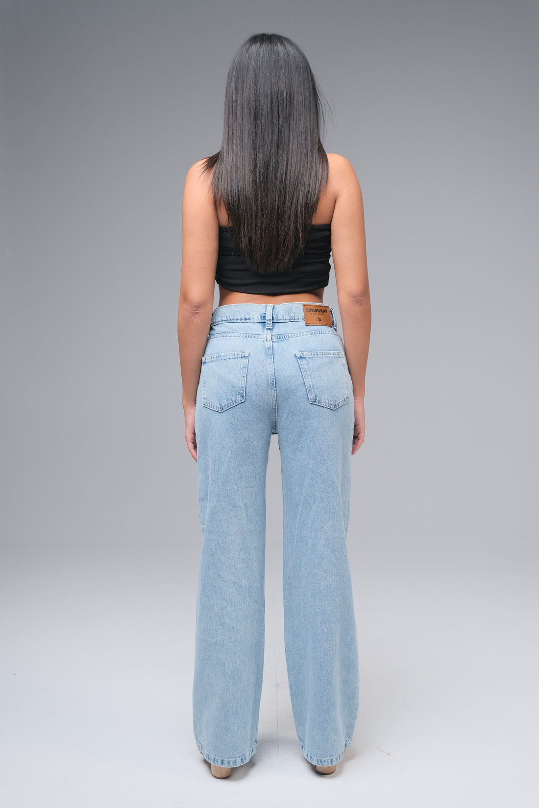 Alaska Denim - Crisscross Strass Jeans